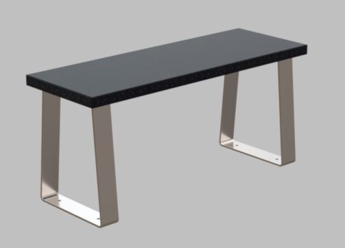 Hilo Bench - Solid Surface – Hollman Parts Store