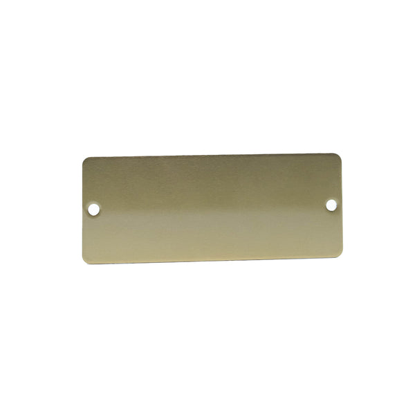 Blank Rectangle Name Plate (50-Pack) – Hollman Parts Store