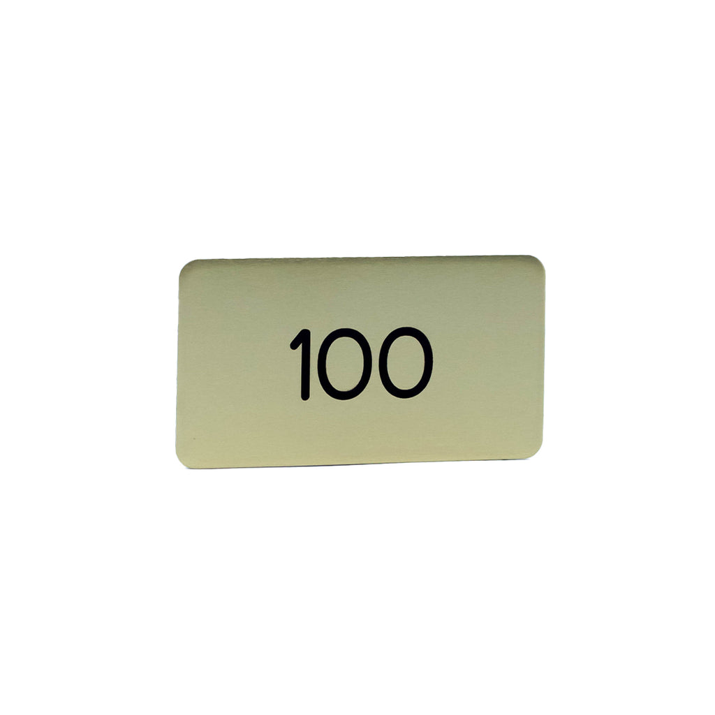 Rectangle Number Plate - Blank or Engraved (15-Pack) – Hollman Parts Store